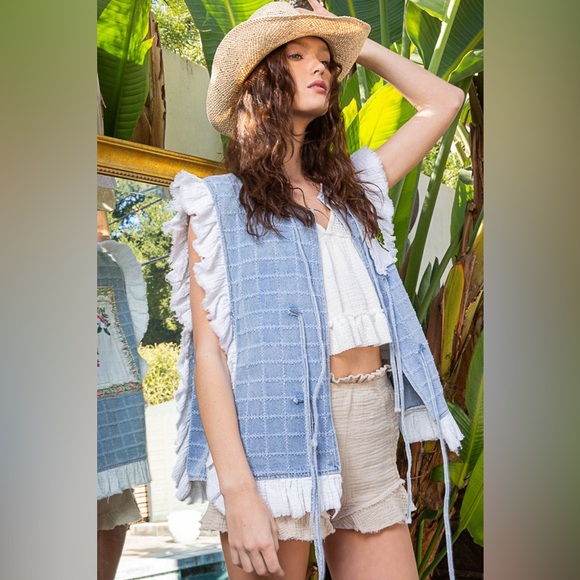 POL | Jackets & Coats | 5 Pol Clearance Embroidered Oversized Patch ...